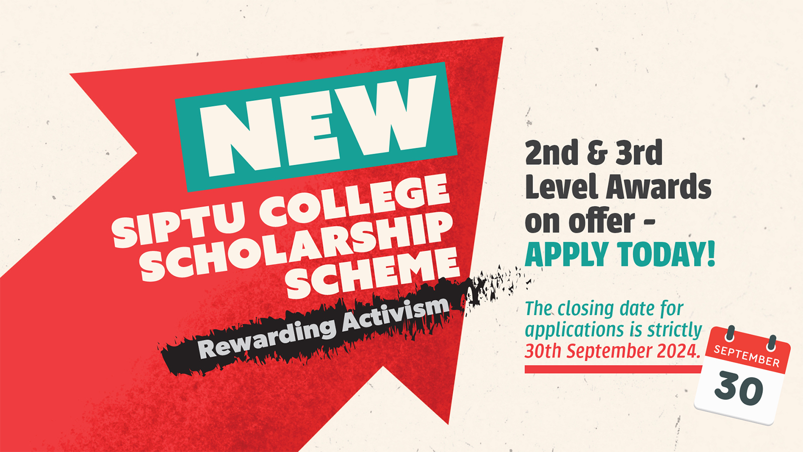 Launch of restructured SIPTU scholarship scheme aimed at rewarding activism