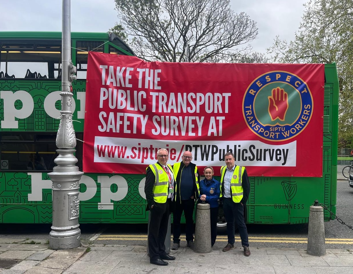 SIPTU Respect Transport Workers campaign launches public transport ...