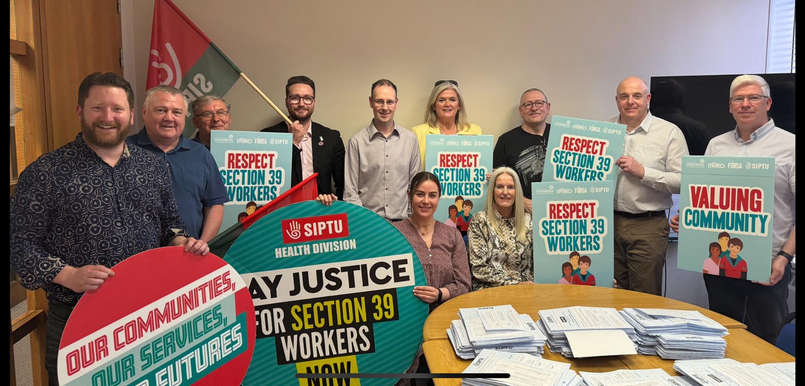 Section 39 workers win 9.25% pay deal